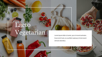 Vegan Food PowerPoint Design Download|Lifestyle|Templates