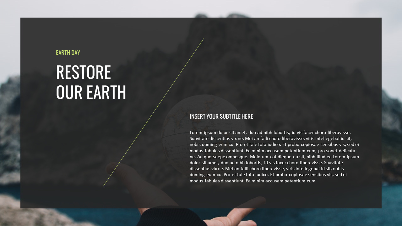 Earth Day Google PPT Templates|Lifestyle|Slides