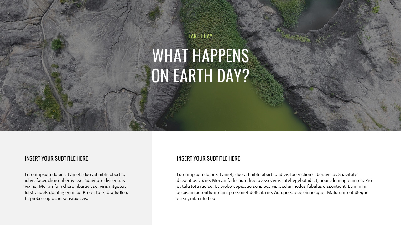 Earth Day Google PPT Templates|Lifestyle|Slides