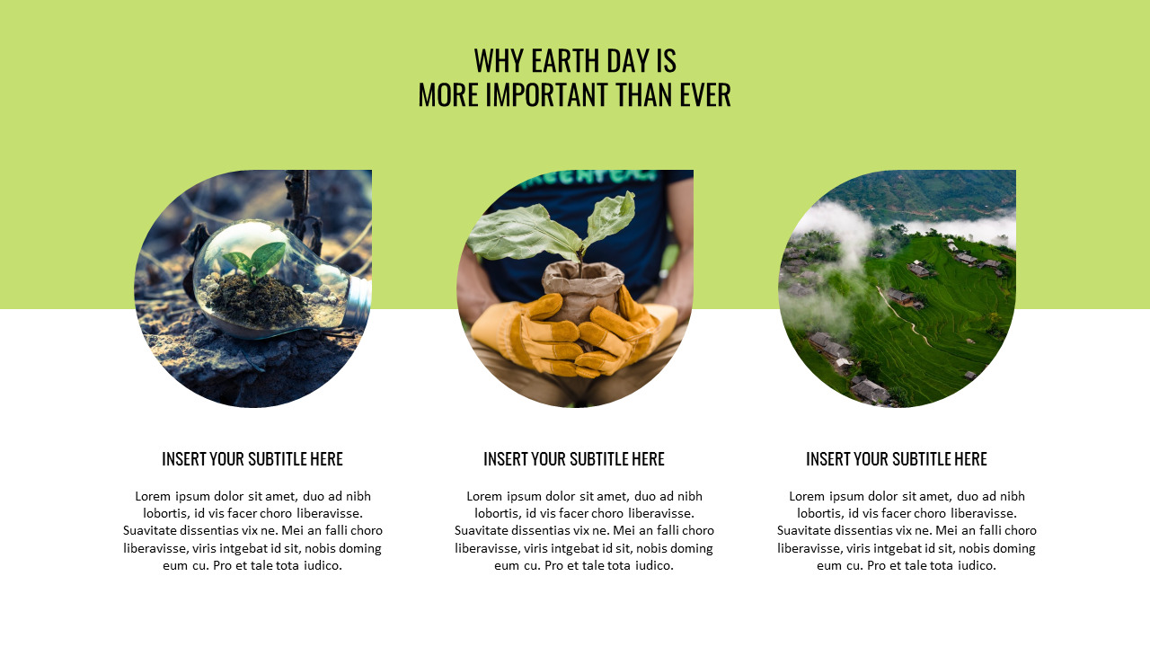 Earth Day Google PPT Templates|Lifestyle|Slides