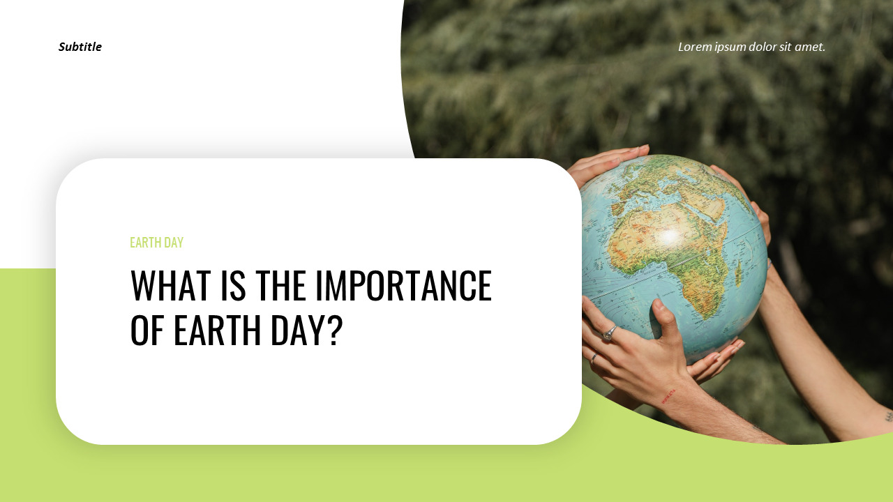 Earth Day Google PPT Templates|Lifestyle|Slides