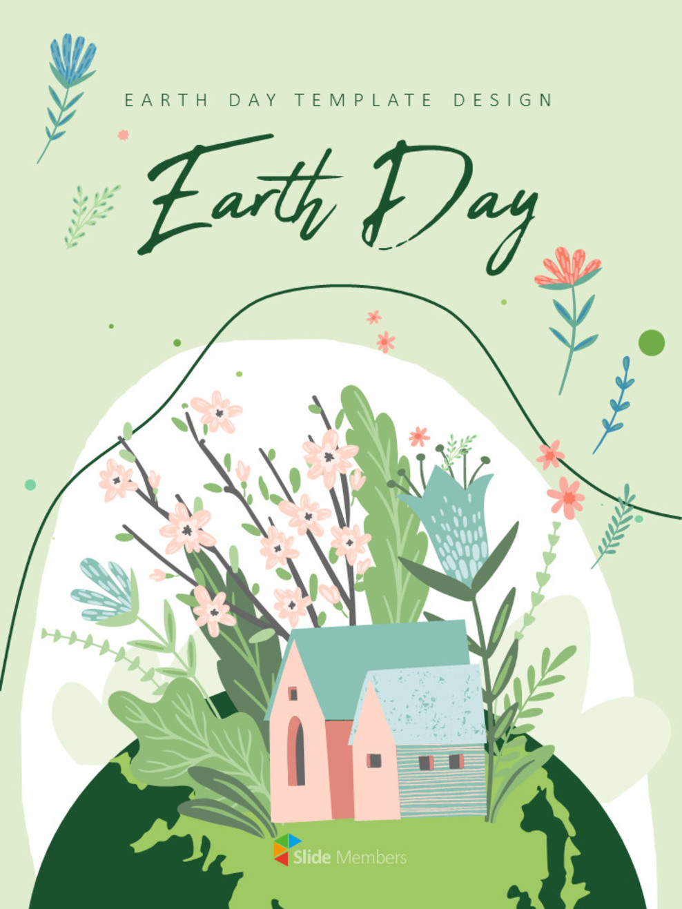 Earth Day Simple PowerPoint Templates