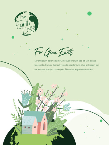 Earth Day Simple PowerPoint Templates