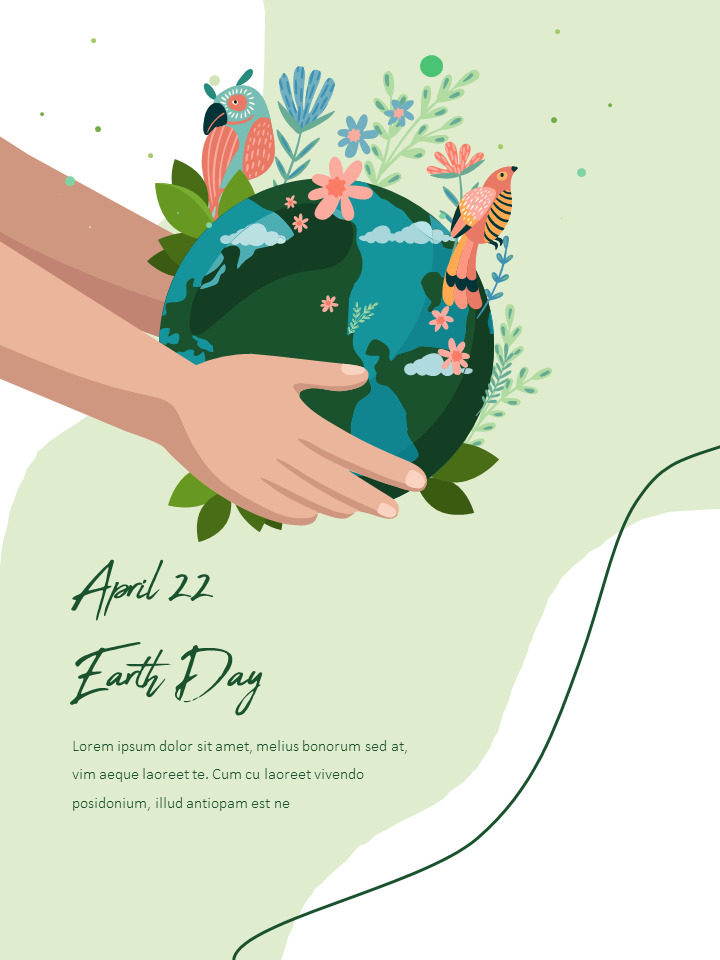 Earth Day Simple PowerPoint Templates