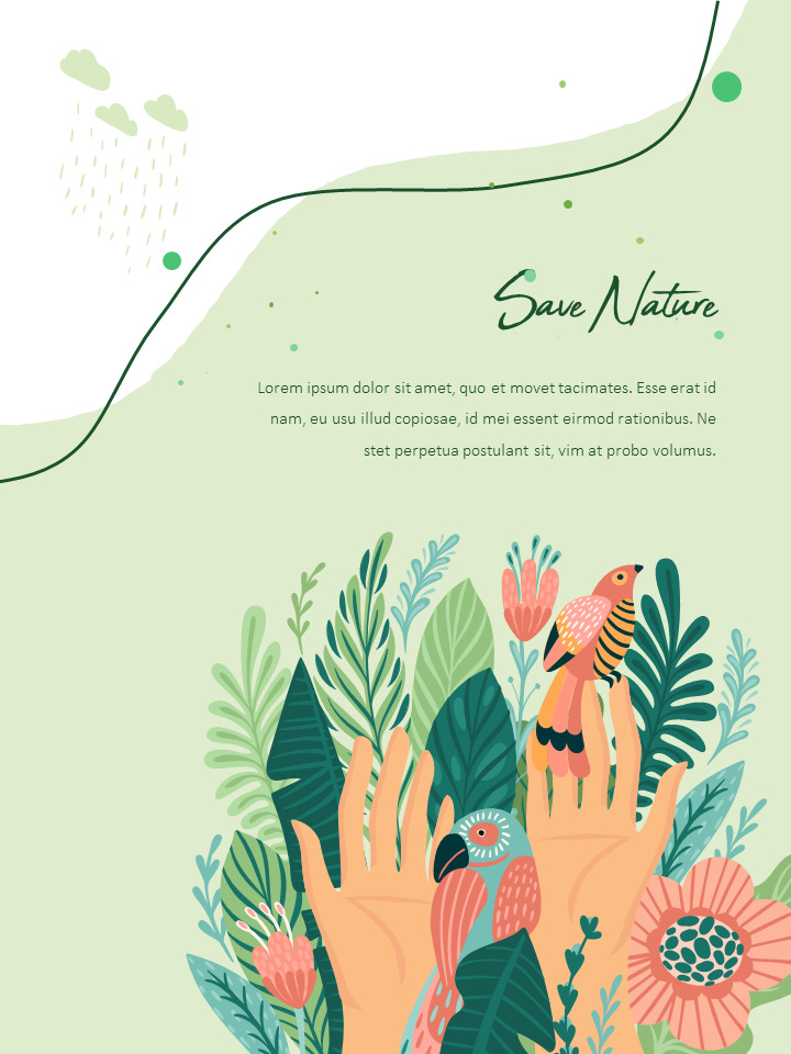 Earth Day Simple PowerPoint Templates