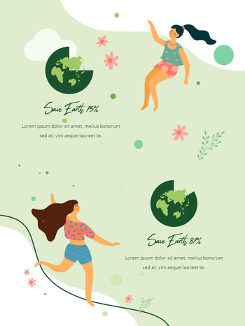 Earth Day Simple PowerPoint Templates