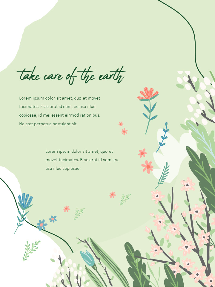 Earth Day Simple PowerPoint Templates