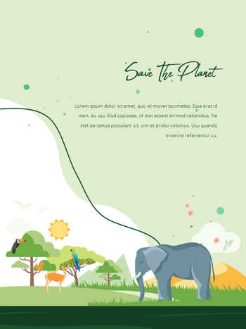 Earth Day Simple PowerPoint Templates