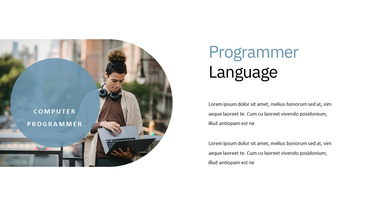 programmer Google Presentation Slides|IT/Commerce