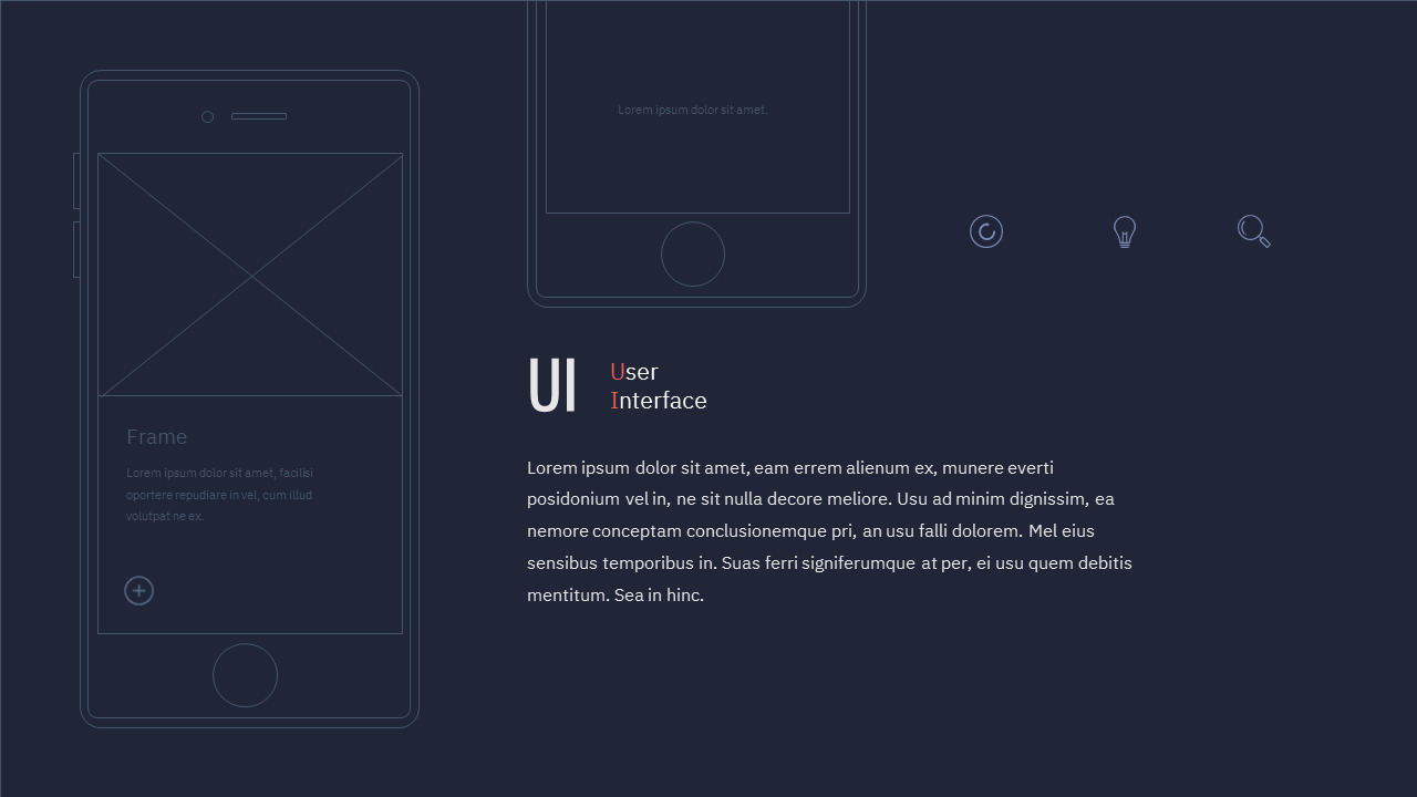 UX / UI Design Google Slides mac