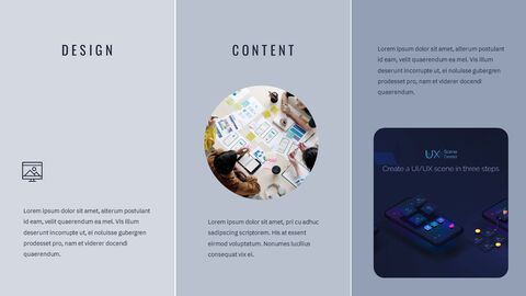 UX / UI Design Google Slides mac