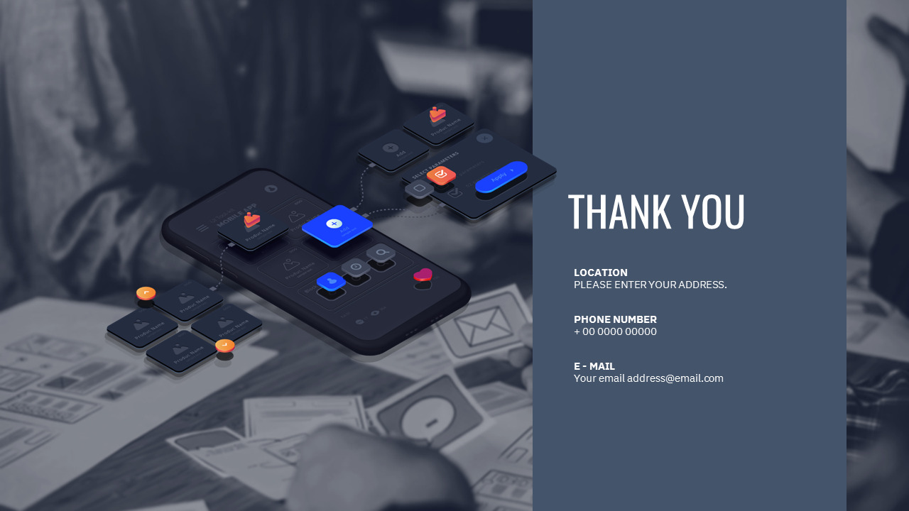 UX / UI Design Google Slides mac