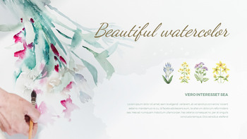 Watercolor Nature Google PPT Templates