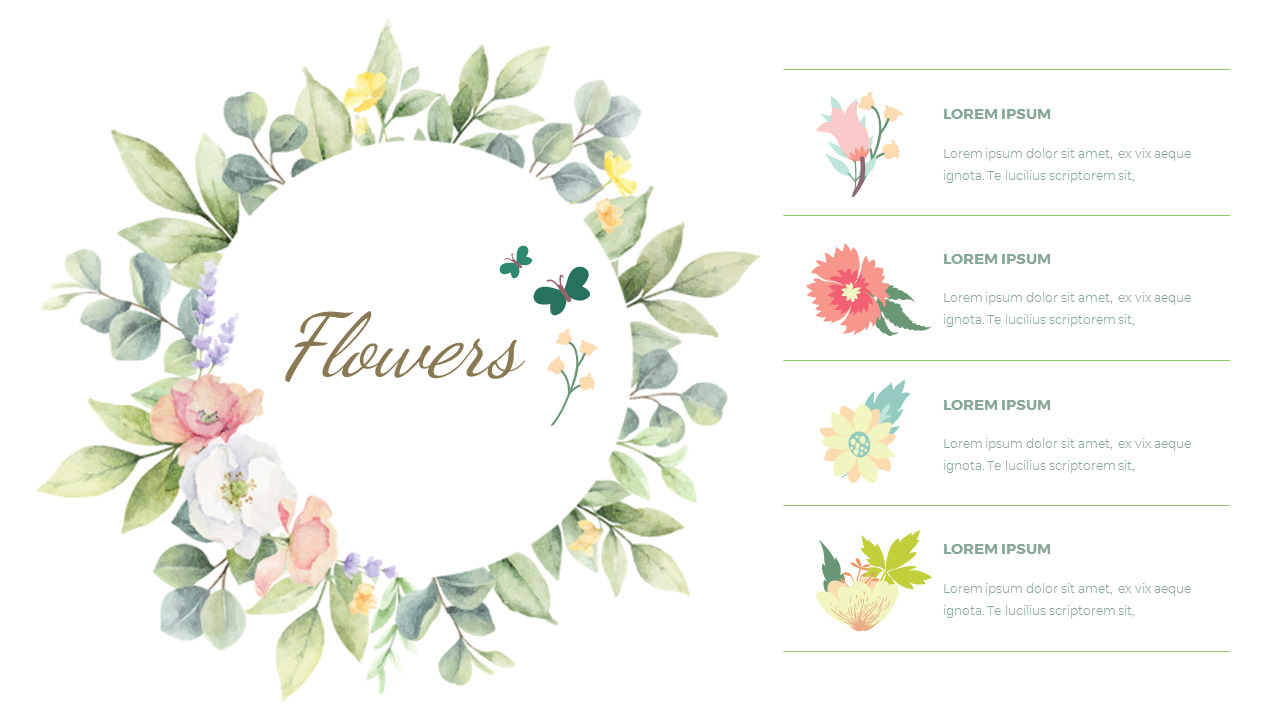 Watercolor Nature Google PPT Templates