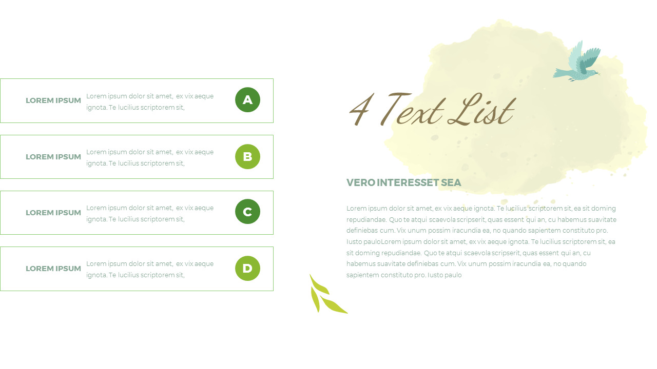 Watercolor Nature Google PPT Templates