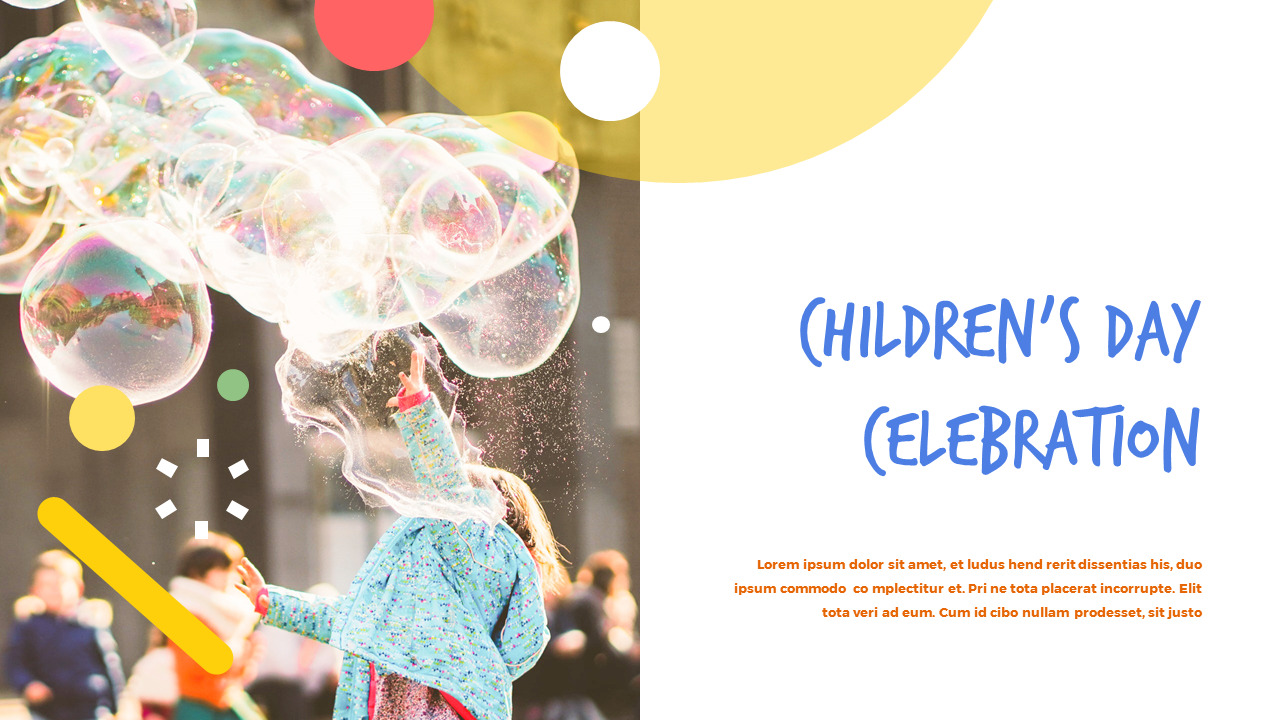 Children's Day PowerPoint Design ideas|Lifestyle|Templates