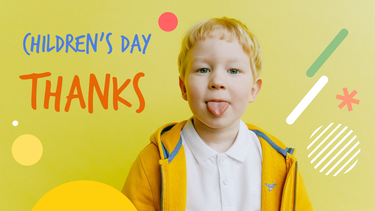 Día del Niño Ideas de diseño de PowerPoint|Estilo de vida|Plantillas