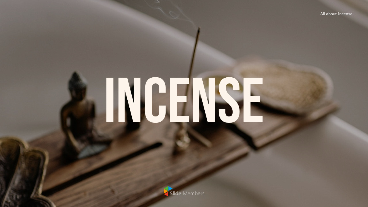 Incense PPT Design|Lifestyle|Templates