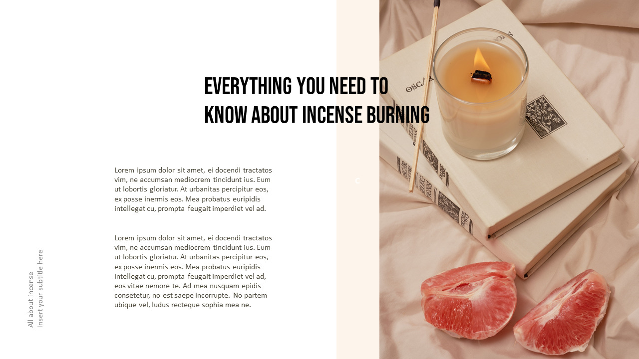 Incense PPT Design|Lifestyle|Templates