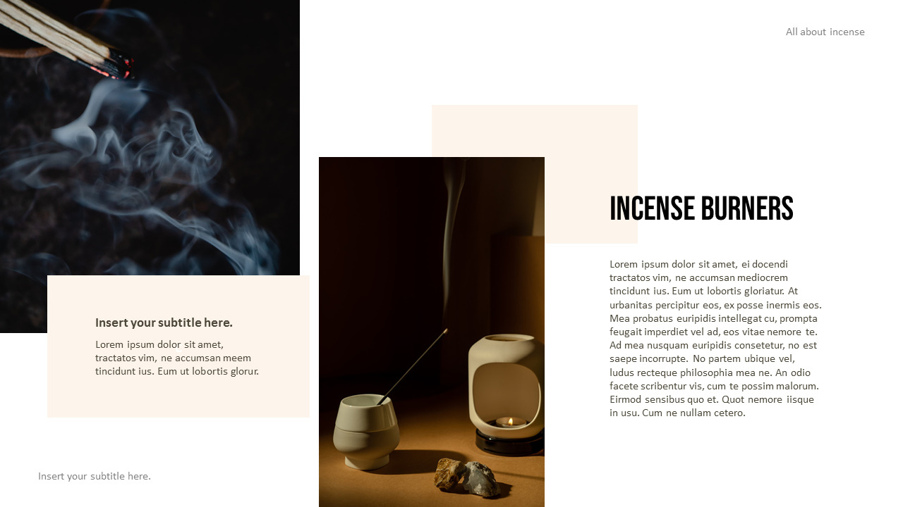 Incense PPT Design|Lifestyle|Templates