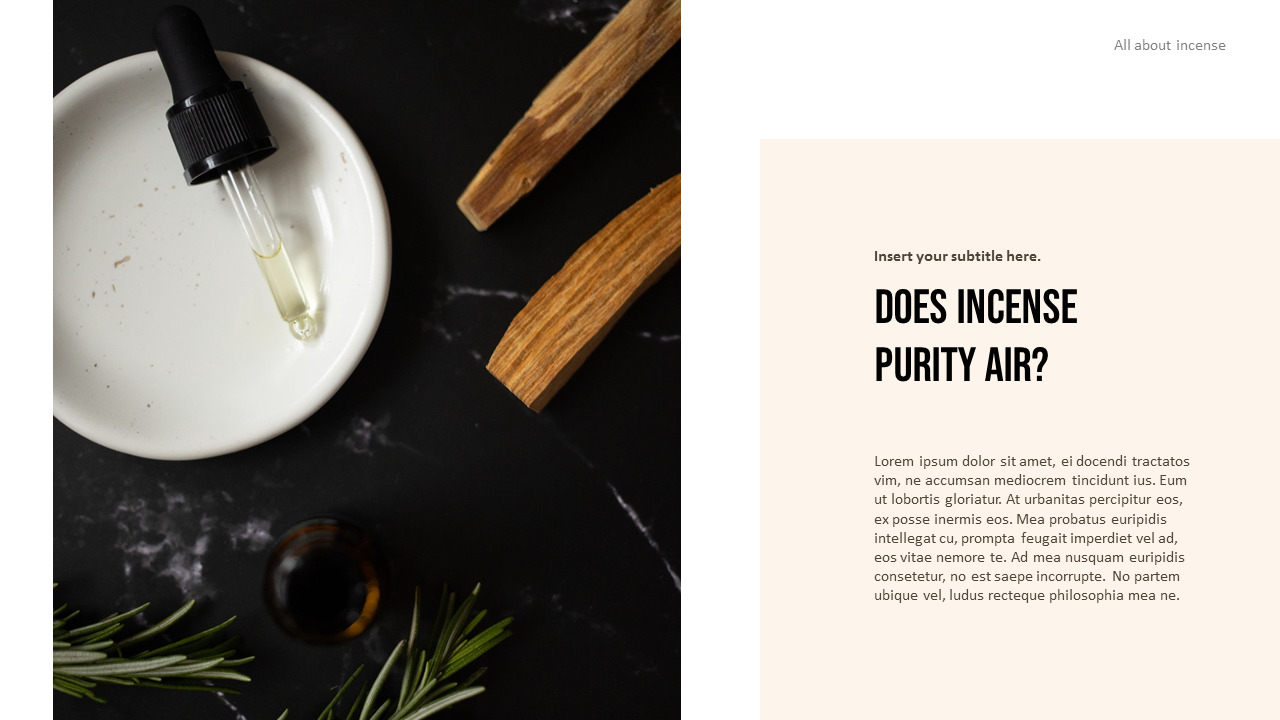 Incense PPT Design|Lifestyle|Templates