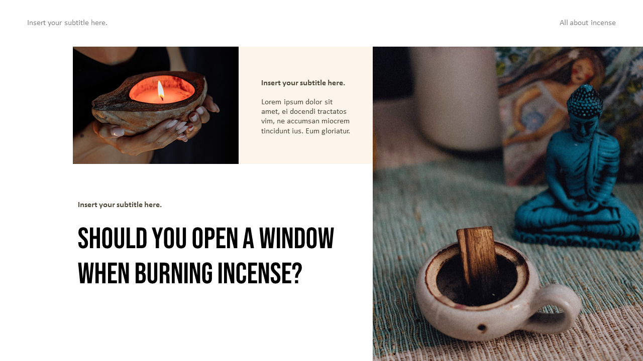 Incense PPT Design|Lifestyle|Templates