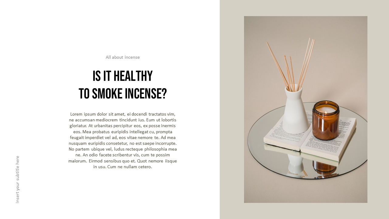 Incense PPT Design|Lifestyle|Templates