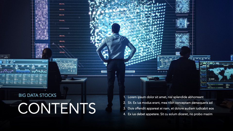 Big Data Stocks Keynote Examples