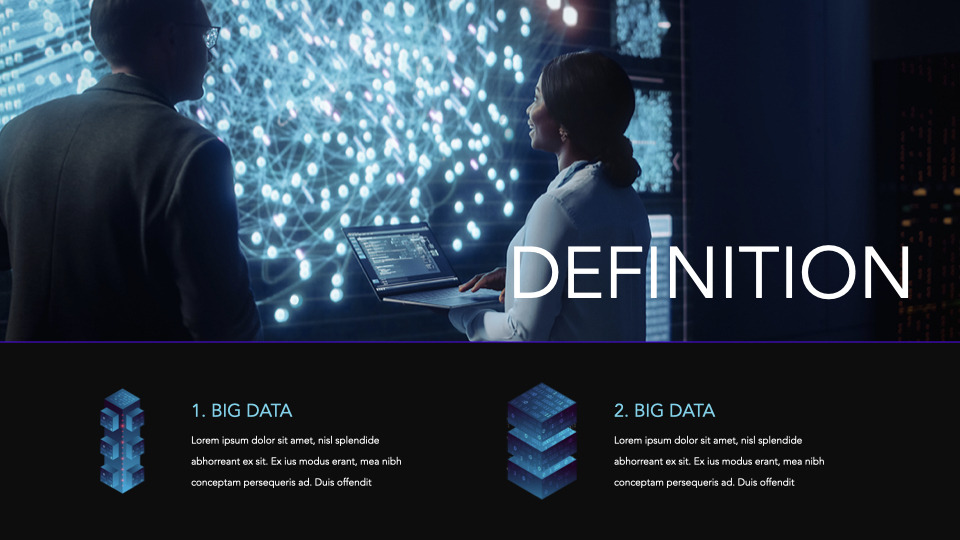 Big Data Stocks Keynote Examples