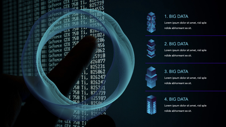 Big Data Stocks Keynote Examples