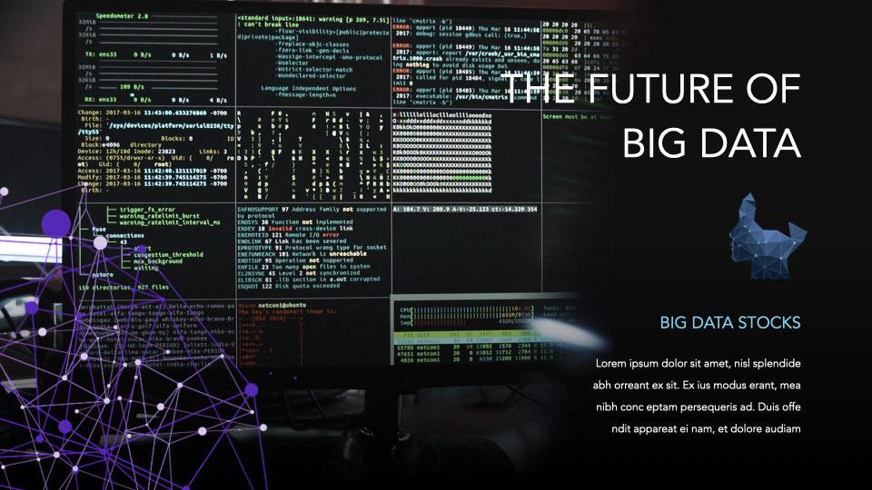 Big Data Stocks Keynote Examples