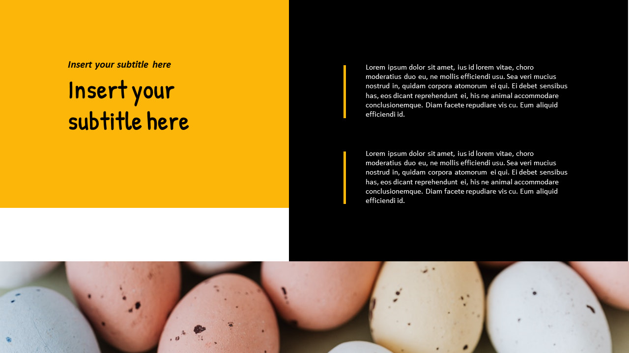 Easter company profile ppt template|Lifestyle|Google Slides