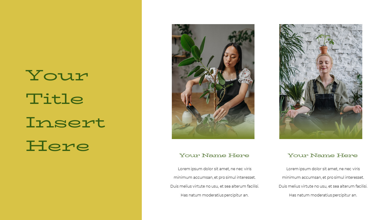 Gardening Easy Google Slides|Lifestyle