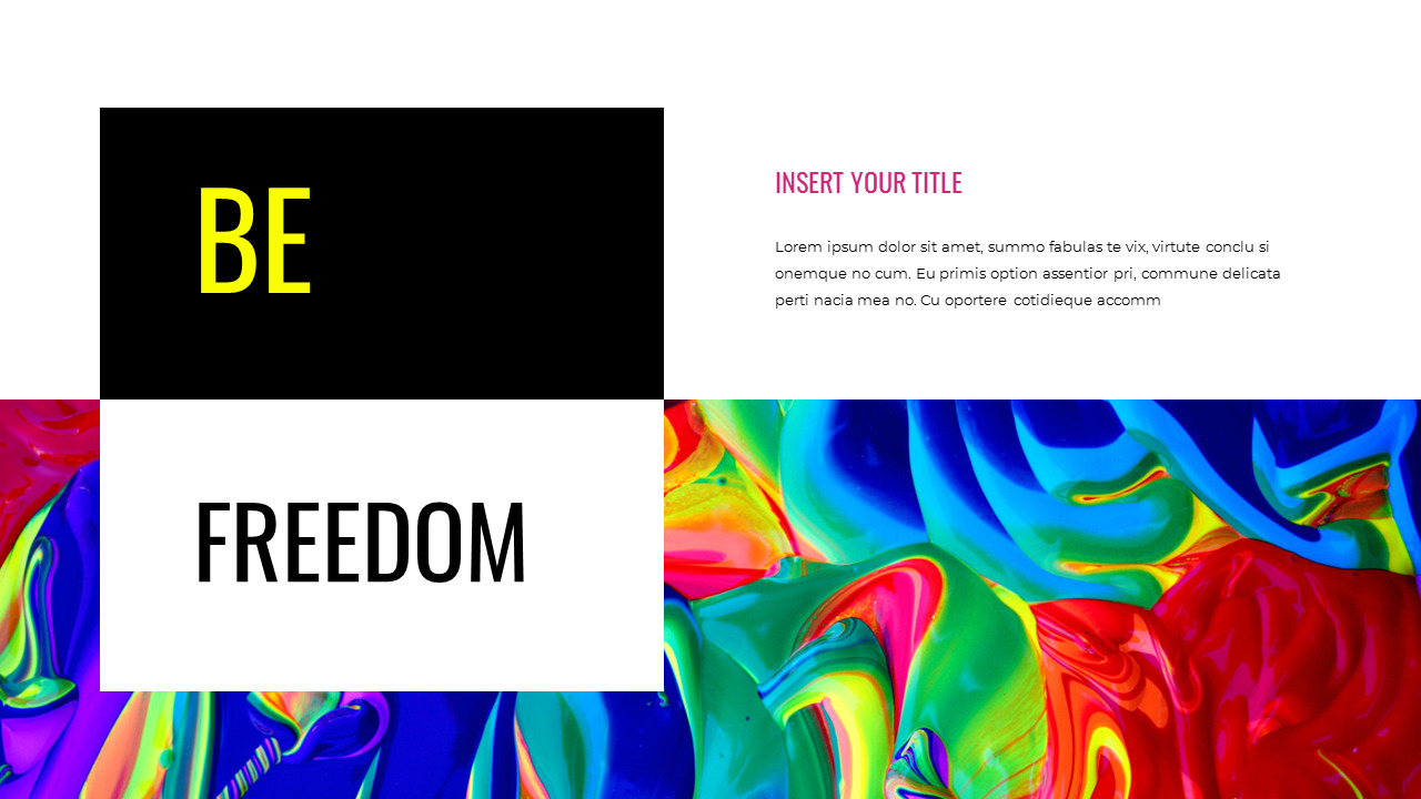 Be Freedom slide template