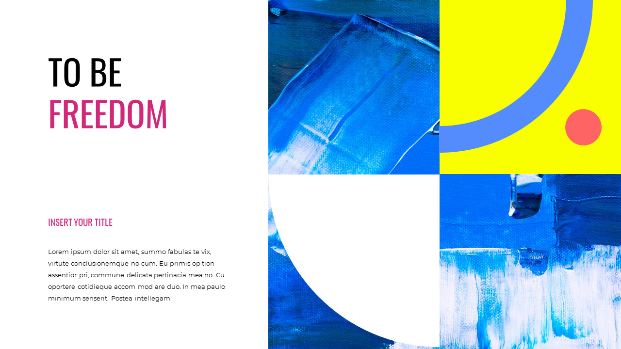 Be Freedom slide template