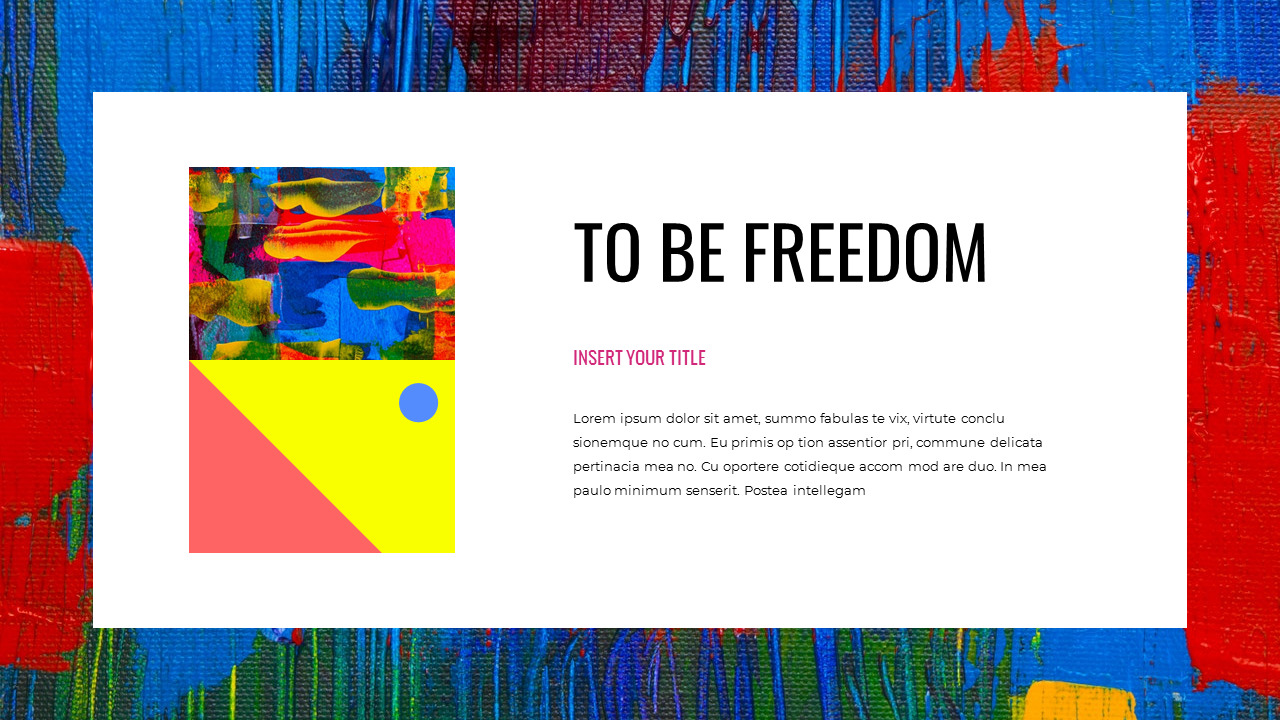 Be Freedom slide template