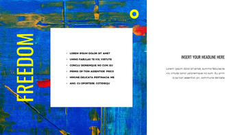 Be Freedom slide template