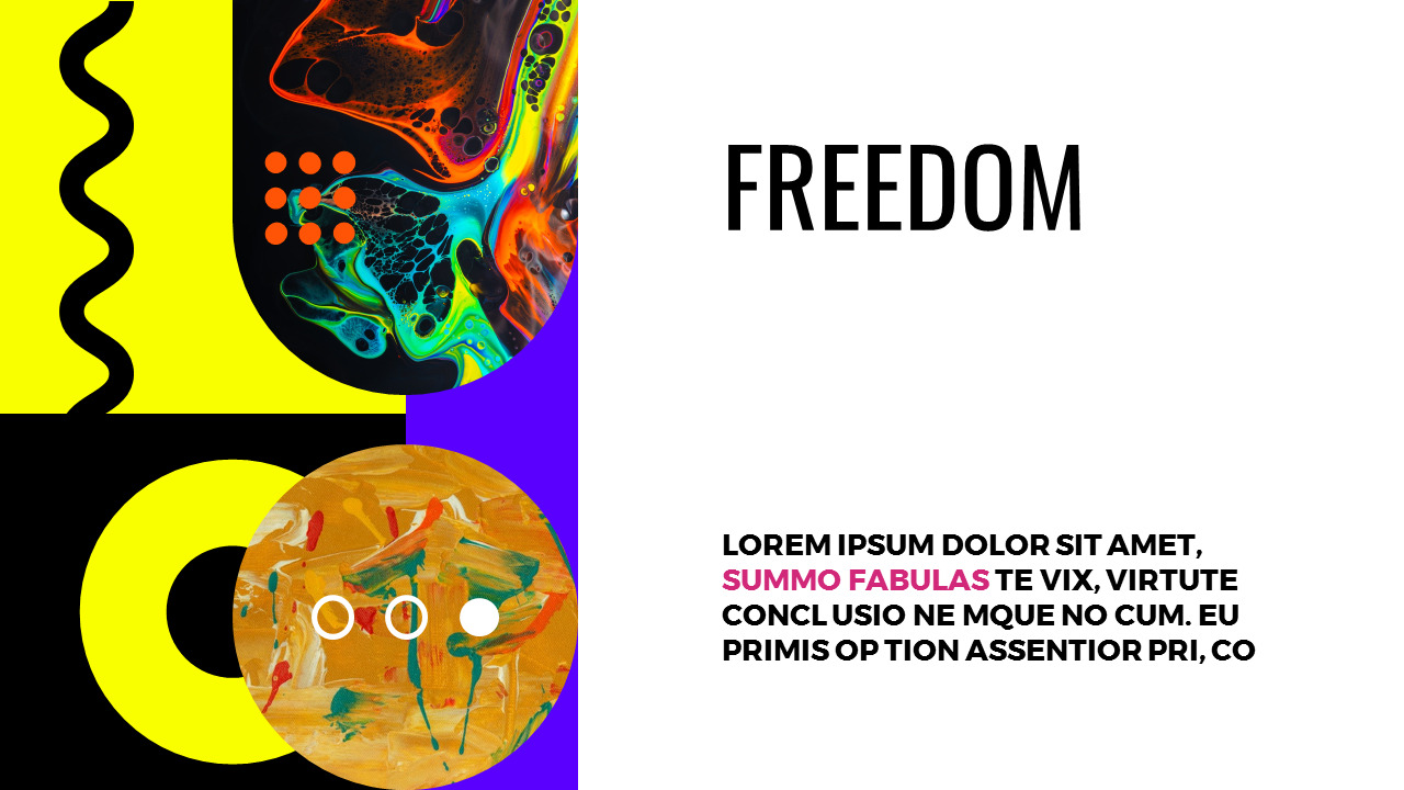 Be Freedom slide template