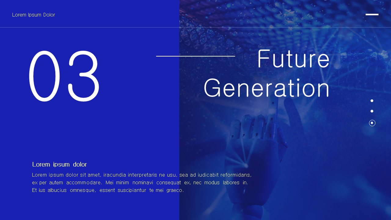 Future Generation slide template