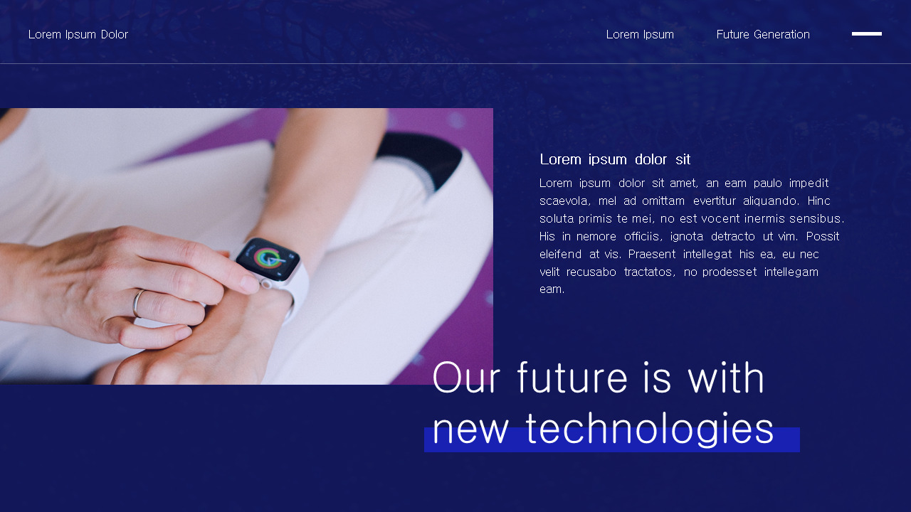 Future Generation slide template