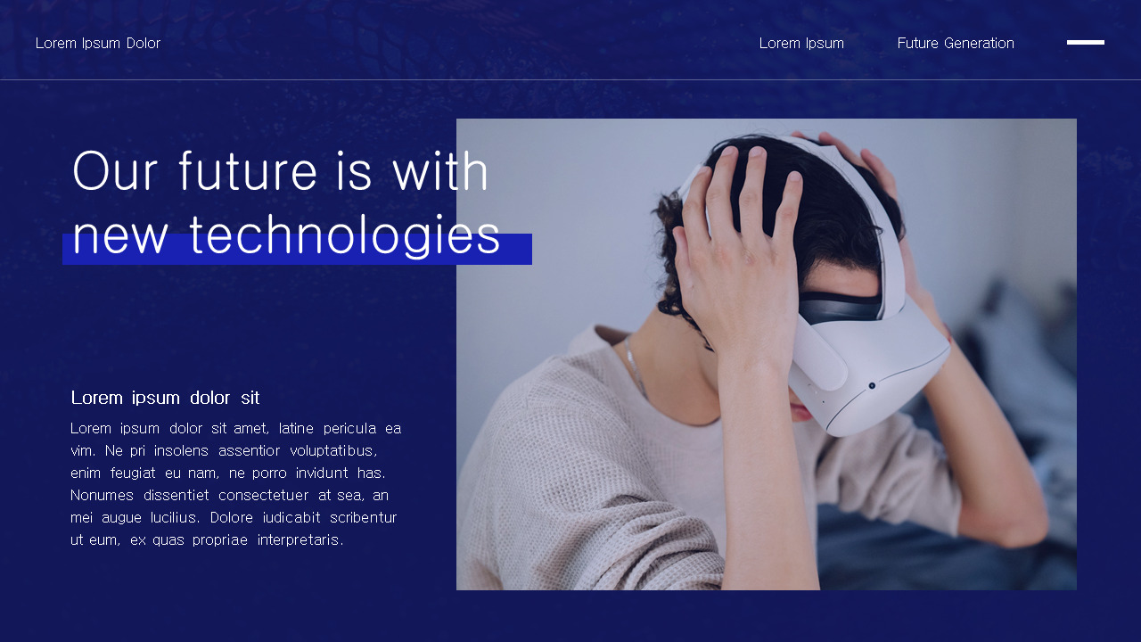 Future Generation slide template
