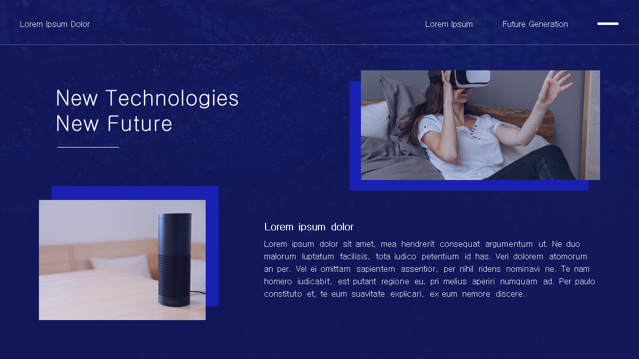 Future Generation slide template