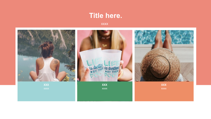 Summer Theme Simple Keynote Template