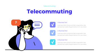 Benefits of Telecommuting PPT PowerPoint