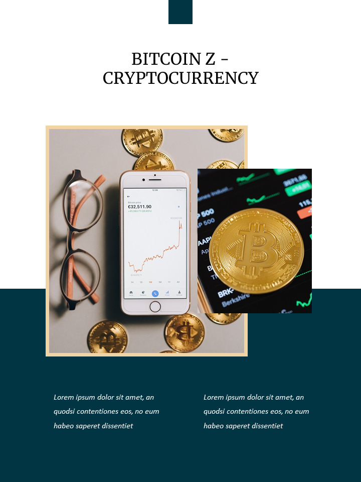 Cryptocurrency slide template