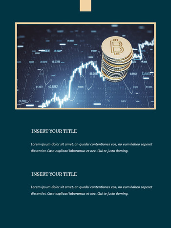Cryptocurrency slide template
