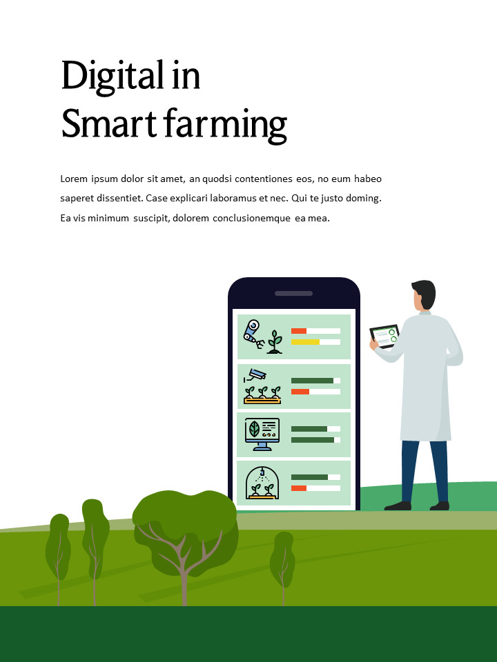 Smart Farming Technology Theme Presentation Templates