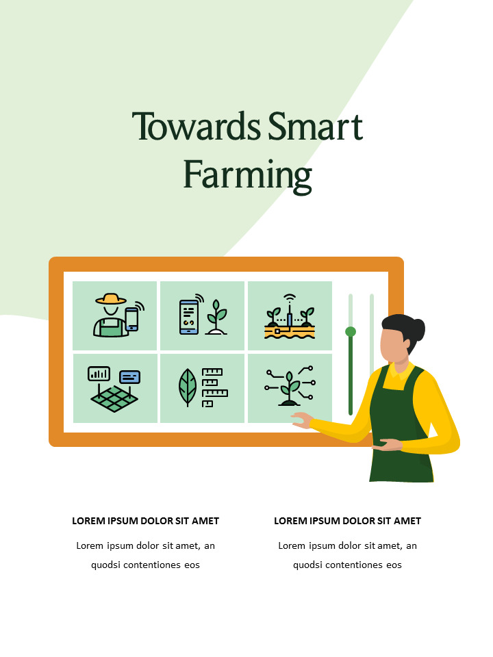 Smart Agriculture Technology Themed PowerPoint Template