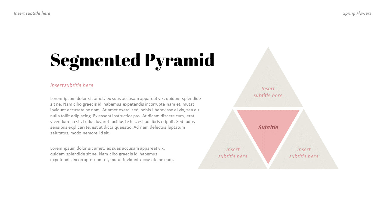 Spring Flower Marketing Presentation PPT|Lifestyle|Templates