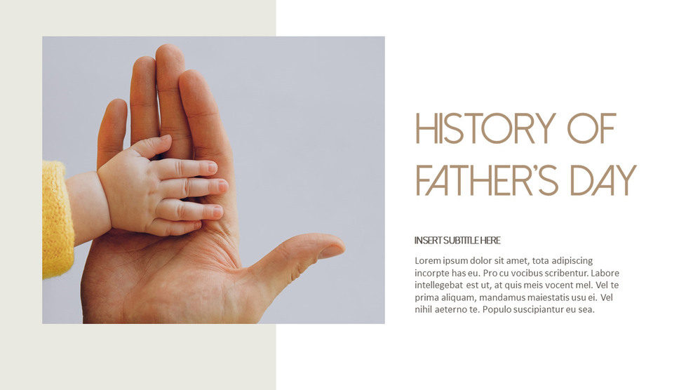 Happy Father’s Day Easy PowerPoint Design